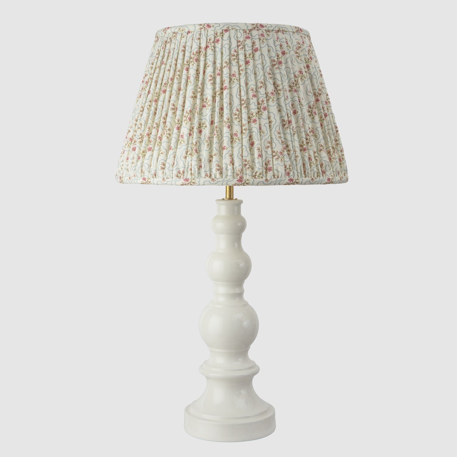 Baluster Ceramic Table Lamp, Creamware